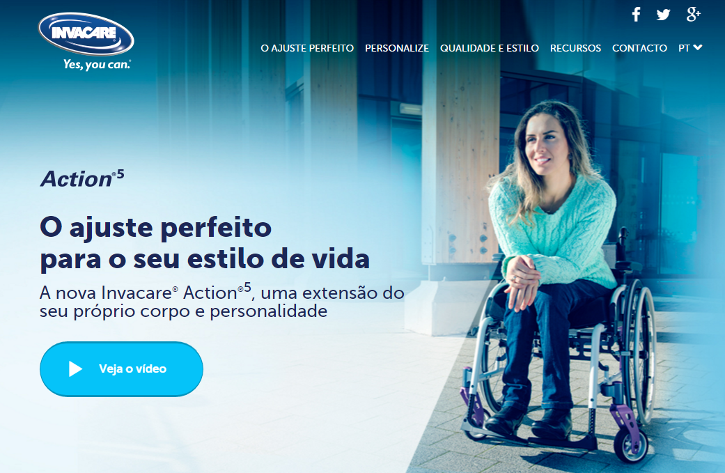 Invacare Action5: Descubra o novo microsite! - Invacare Portugal